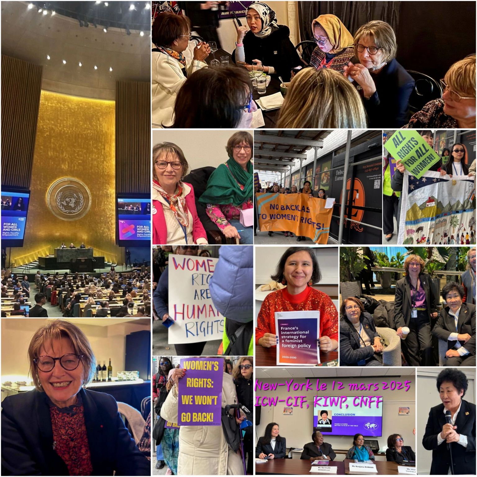 Women in Power: Getting to 50-50 at the Table - mars 2025 CSW69 - CNFF